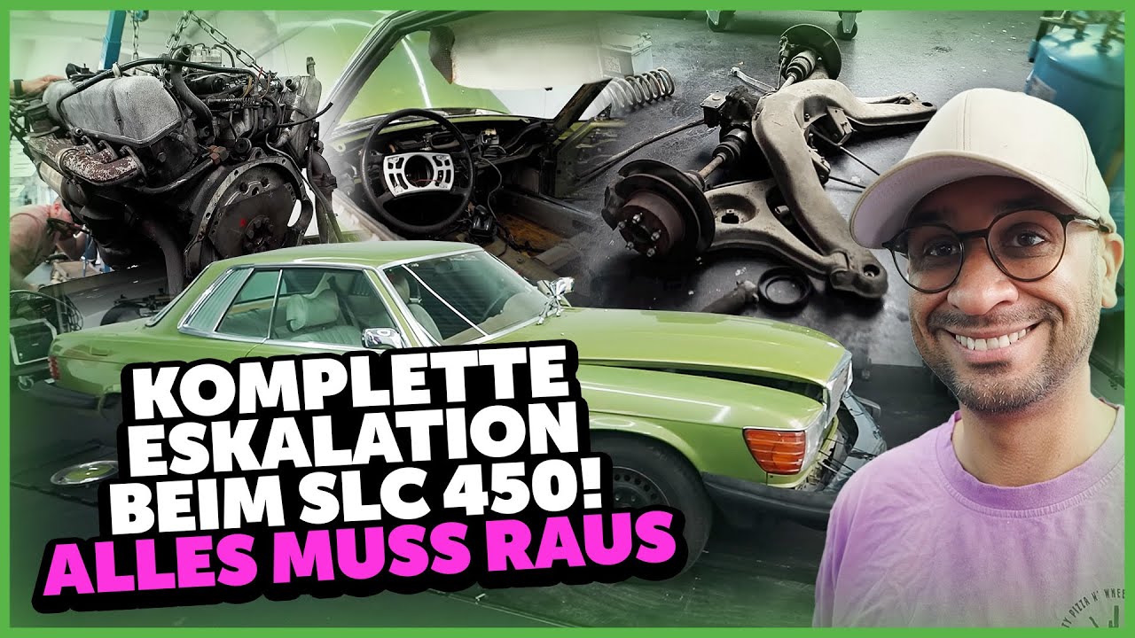 JP Performance - Komplette ESKALATION beim Mercedes SLC 450! - YouTube