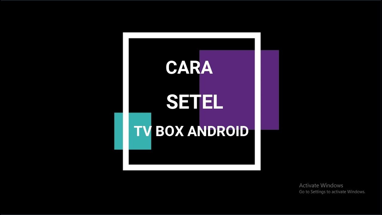 Cara Setel TV Box part 2 - YouTube