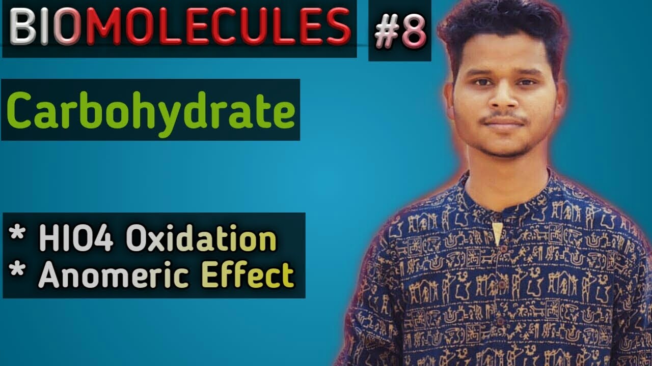 Biomolecules part-8|carbohydrate|HIO4 oxidation of Glucose cyclic ...