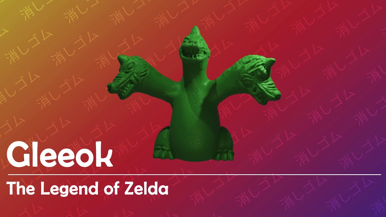 3D Scanning Retro Zelda Toys - Gleeok - YouTube