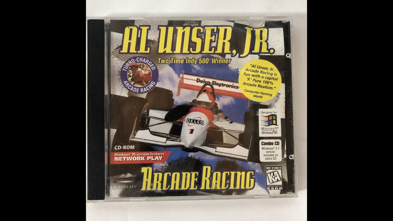 Opening To Al Unser Jr. Arcade Racing 1995 PC CD-Rom - YouTube