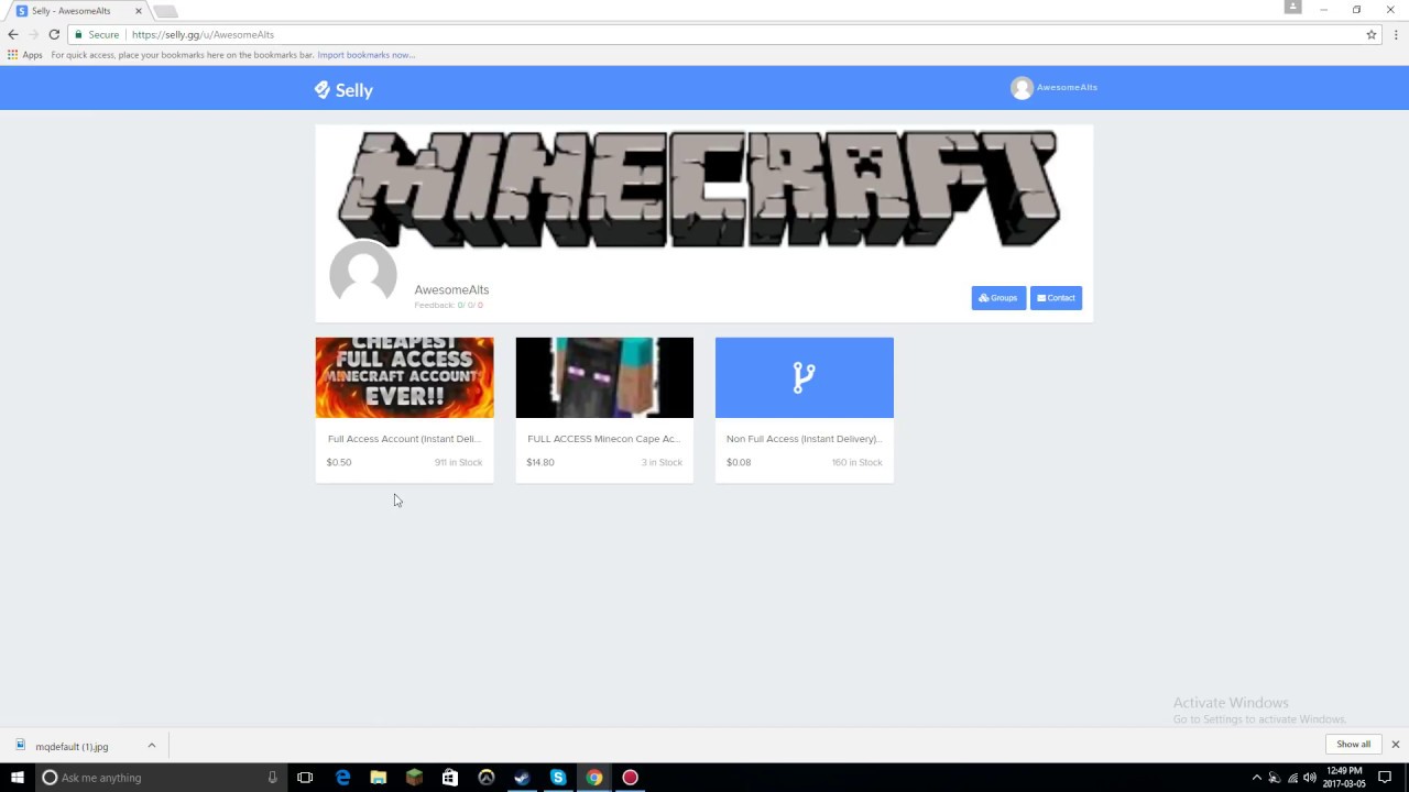 OUR SELLY.GG PAGE - YouTube
