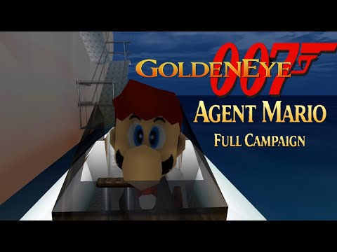 GoldenEye 007 - Super Mario 64 characters (GoldenEye N64 custom mod)