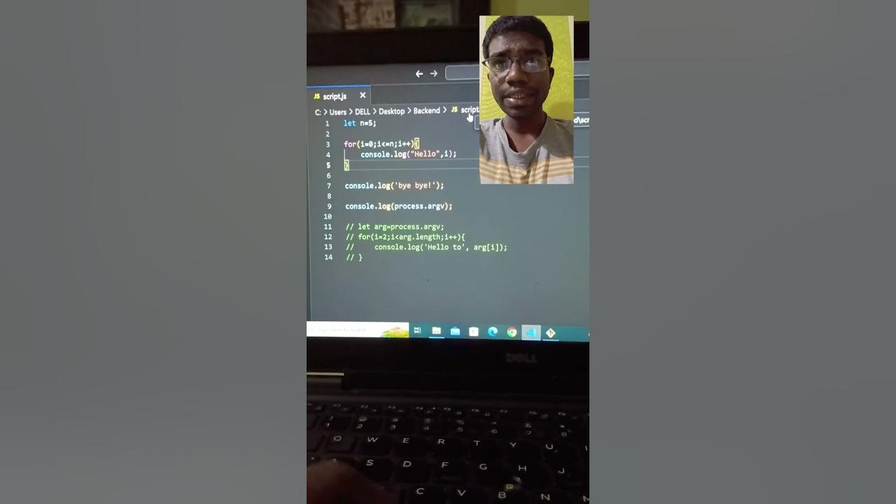 Web Development Challenge Day 96: Part 1- Running first Js code in Node Environment - YouTube
