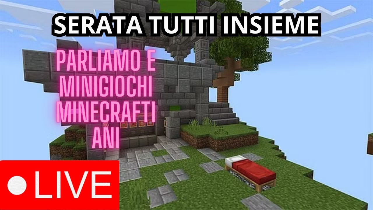 MINIGIOCHI TUTTI INSIEME SU MINECRAFT ITA!! - YouTube