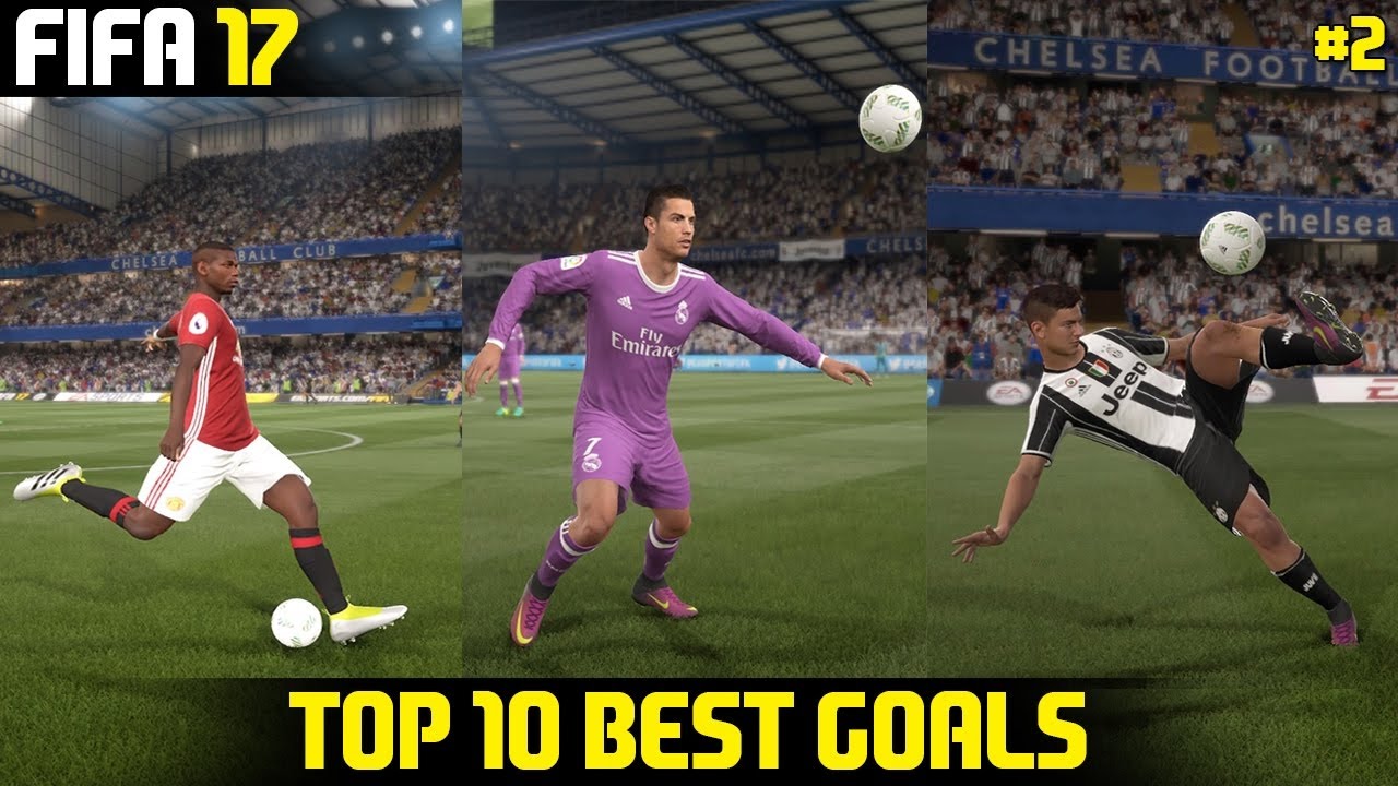 FIFA 17 | TOP 10 BEST GOALS | BICYCLE KICK, VOLLEY SHOTS, HEEL GOAL ...