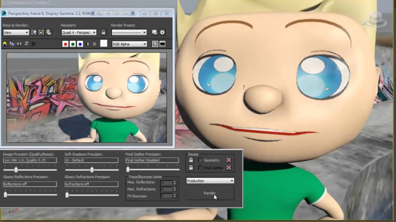 Autodesk 3DS MAX - Vector map support video - YouTube