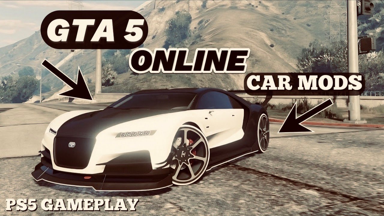 GTA 5 ONLINE - CAR MODS - PS5 GAMEPLAY (BUGATTI) - YouTube