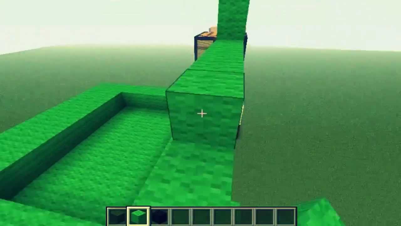 Minecraft: Creeper Statue! - YouTube