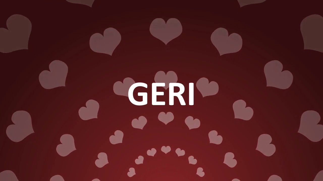 HAPPY BIRTHDAY GERI - YouTube