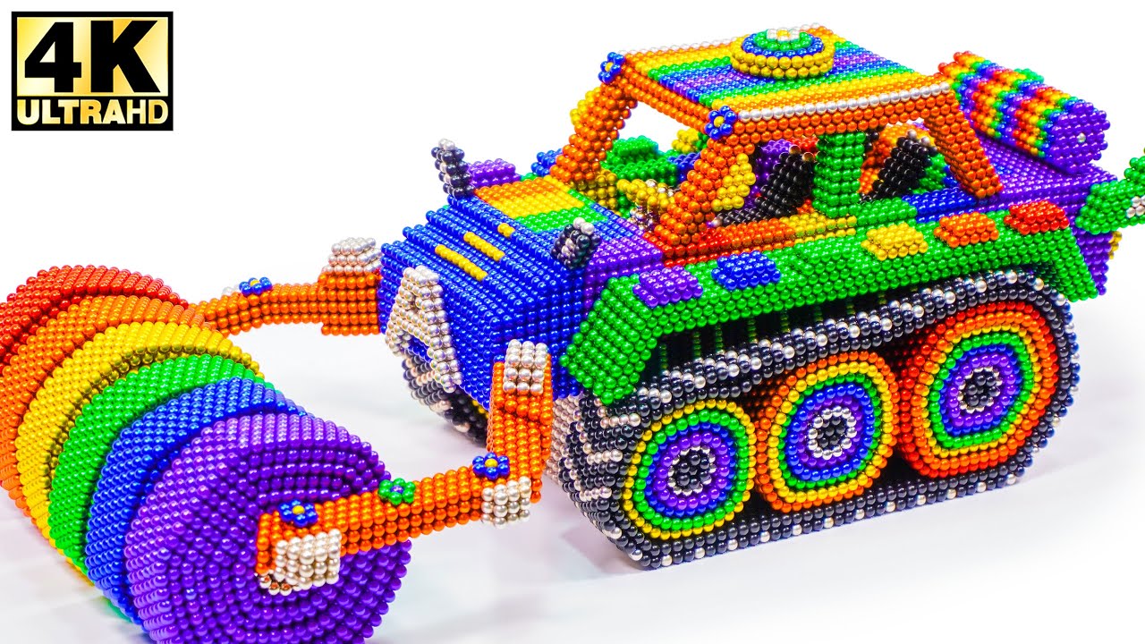 DIY - How To Make Monster Crawler Roller With Magnetic Balls ...