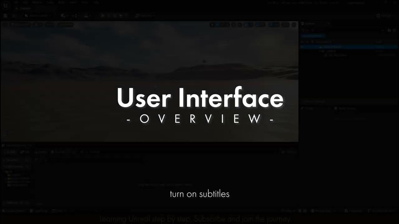 Getting Started with Unreal Engine 5 | User Interface Overview - YouTube