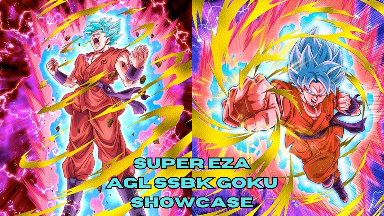 Super EZA AGL SSBK Goku Showcase | Dragon Ball Dokkan Battle Golden ...