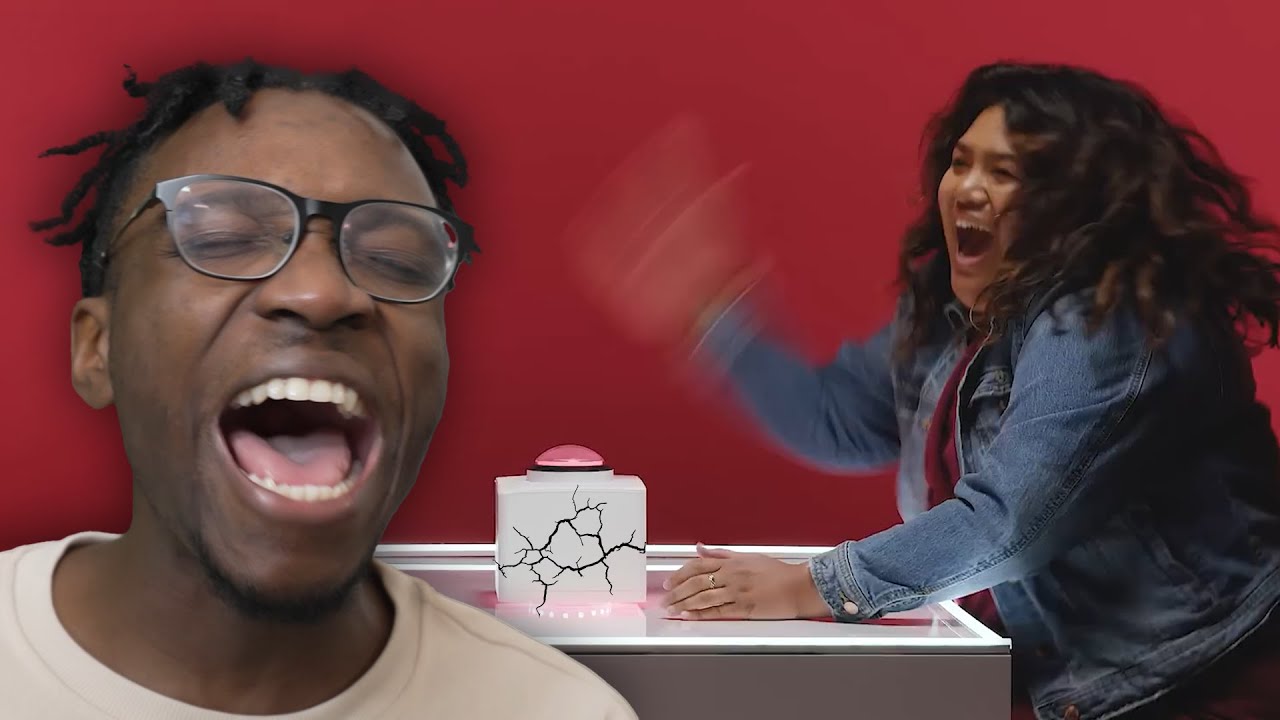 She Nearly Broke The Button! (Dating show) - YouTube