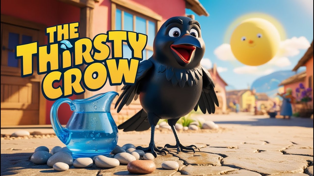 Thirsty Crow | | Classic Moral Story for Kids | Toon Riddle - YouTube