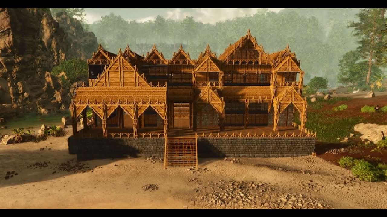 Mansión PvE Ark ASA sin MODS | Building Tutorial | ARK: Survival ...