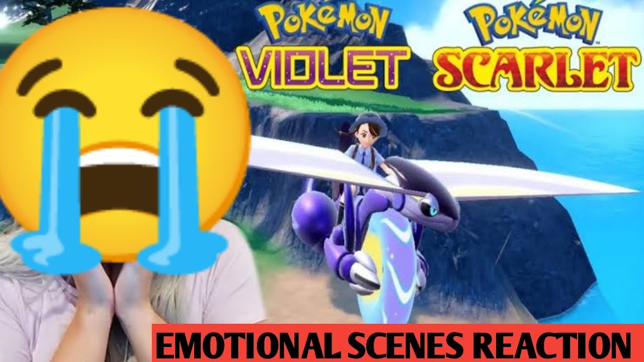 Youtubers emotional reactions on this scene Pokemon scarlet and violet ...