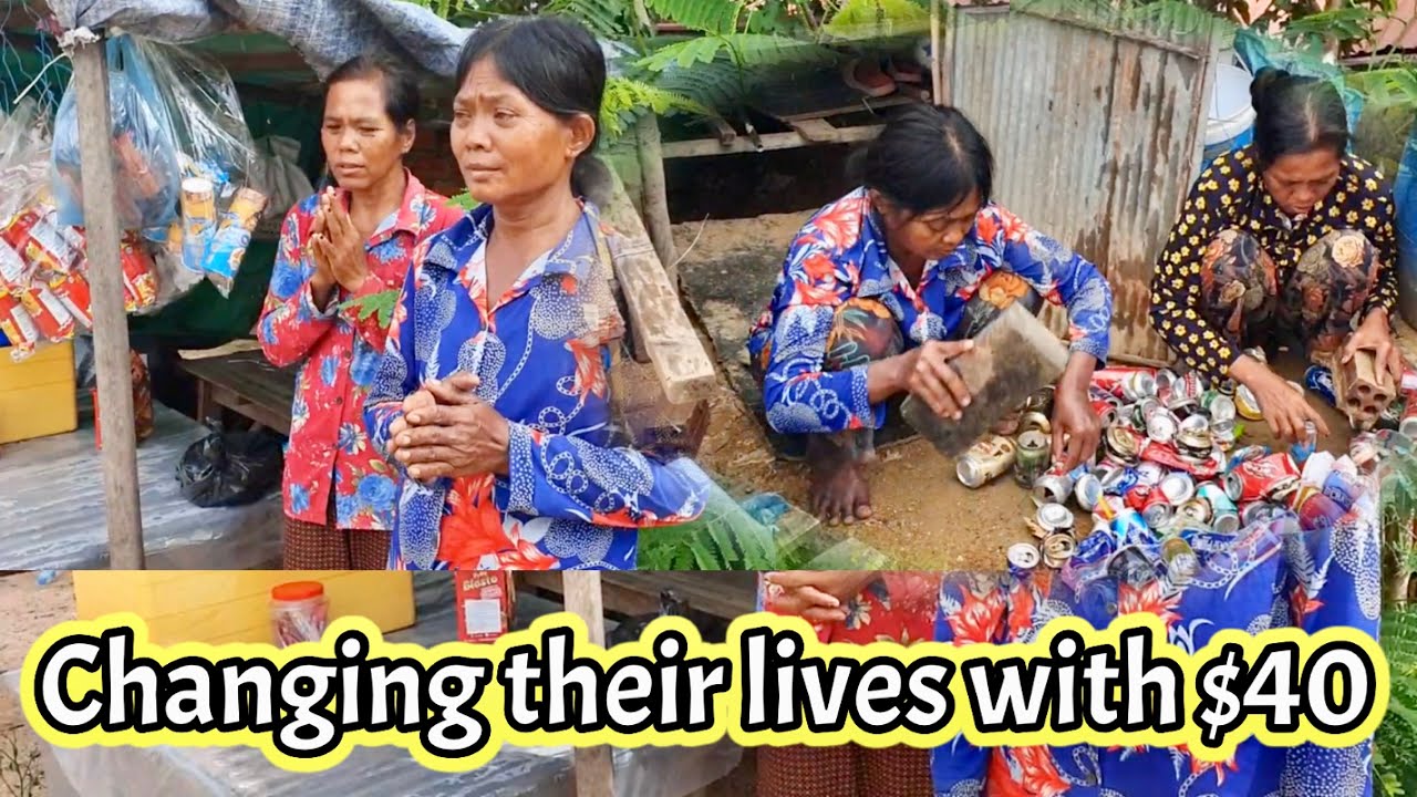 #23 Real life changing of two poor sisters with $40 #Mikeworks - YouTube