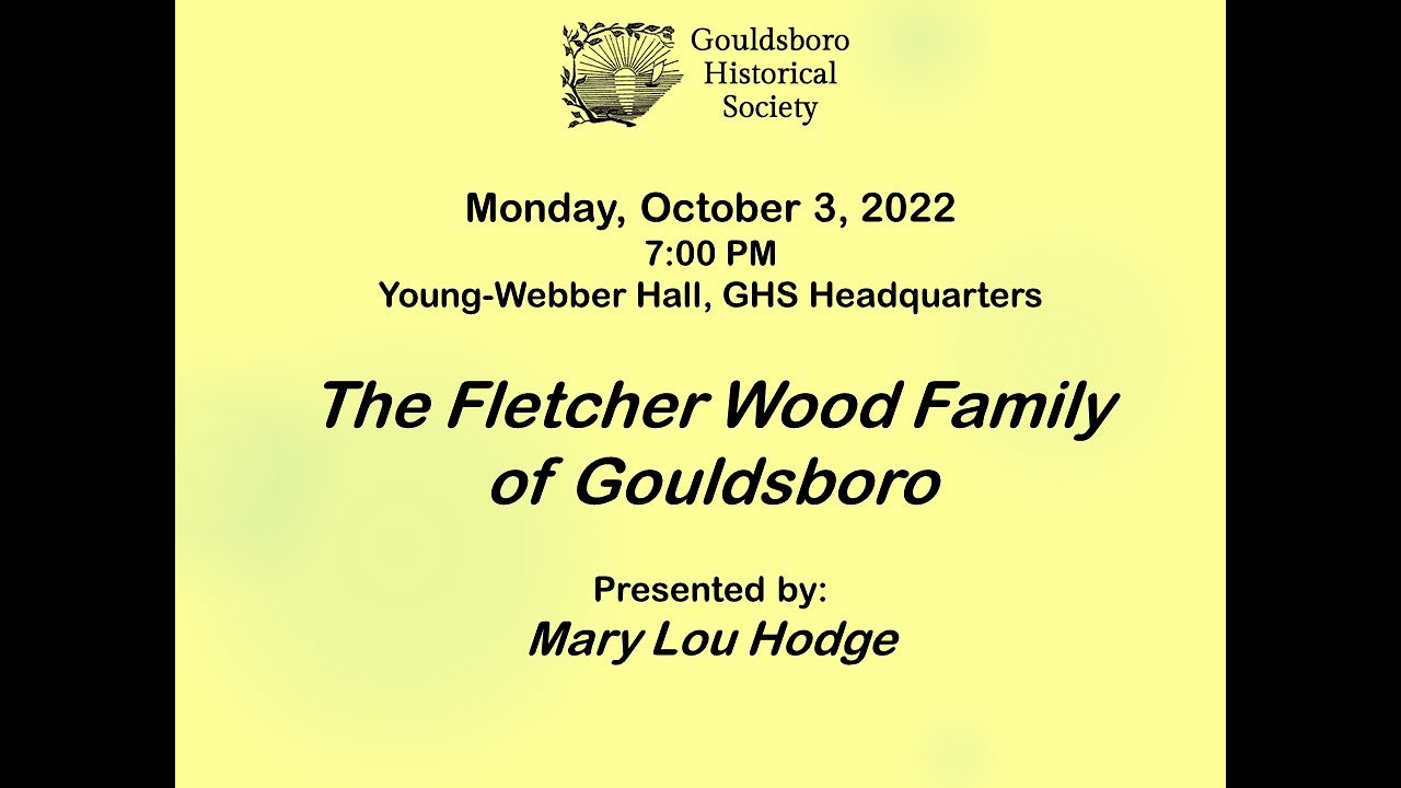 The Fletcher Wood Family of Gouldsboro - YouTube