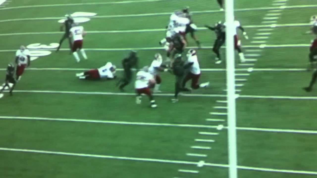 Calvin Holloway Hit UMASS - YouTube