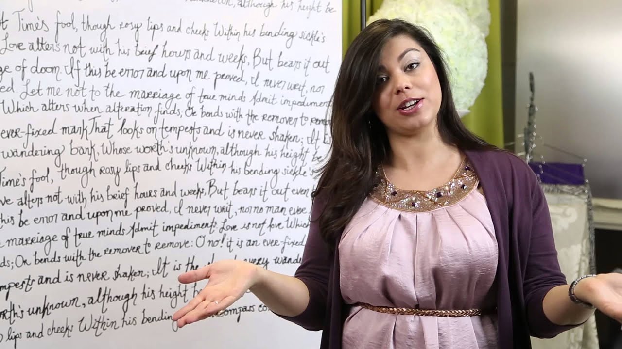 Creative Way to Display Wedding Vows : Wedding Decor - YouTube