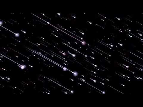 4K Meteor Shower Animation ⒶⒶ 60fps Motion Background 2160p AA VFX ...