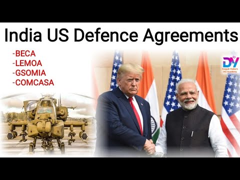 India US Defence Deals | What is BECA | COMCASA | LEMOA | 2+2 Meeting ...