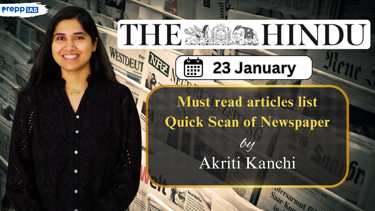 Current Affairs Today: 23 January 2025 | Most Important Newspaper ...