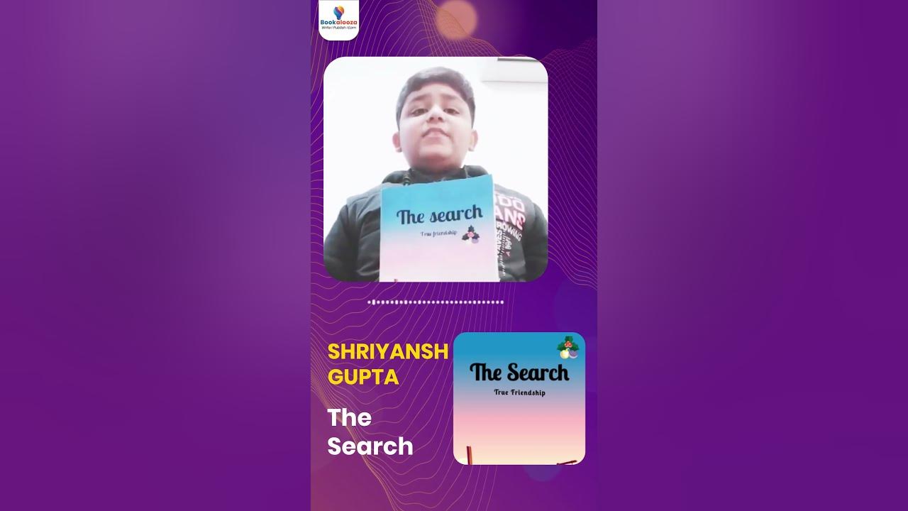 Meet Star Author Shriyansh Gupta | The Search| Bookalooza - YouTube