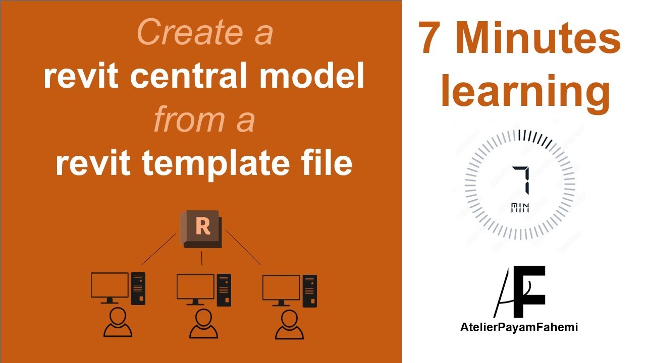 7 Mins learning-Creating a revit central model from a revit template ...