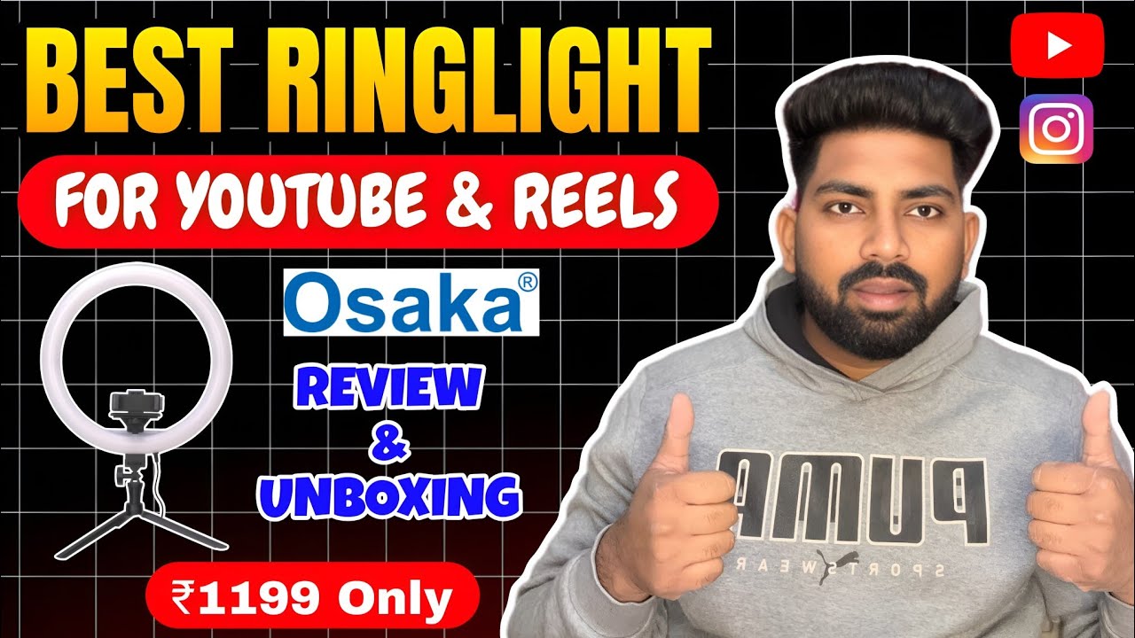 Osaka­ Ring Light 10 Inch Review & Unboxing | Best Ring Light For ...