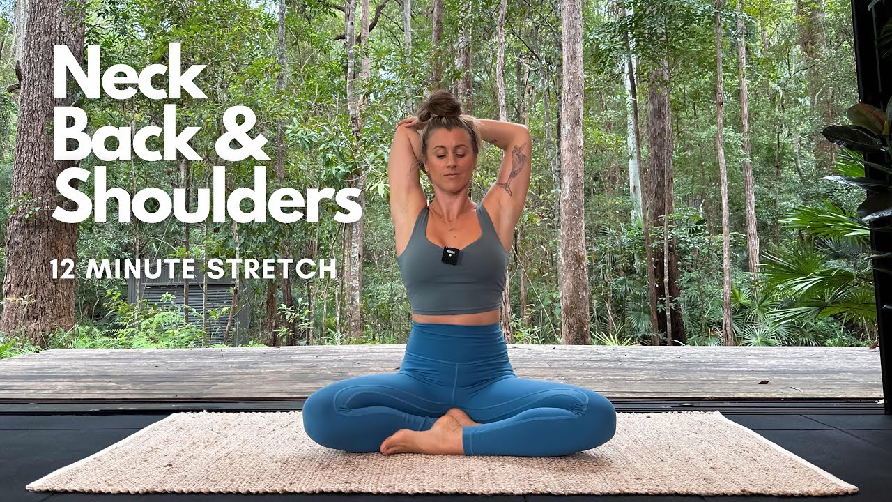 12-minute NECK, BACK & SHOULDER release | Gentle stretch and relaxation ...