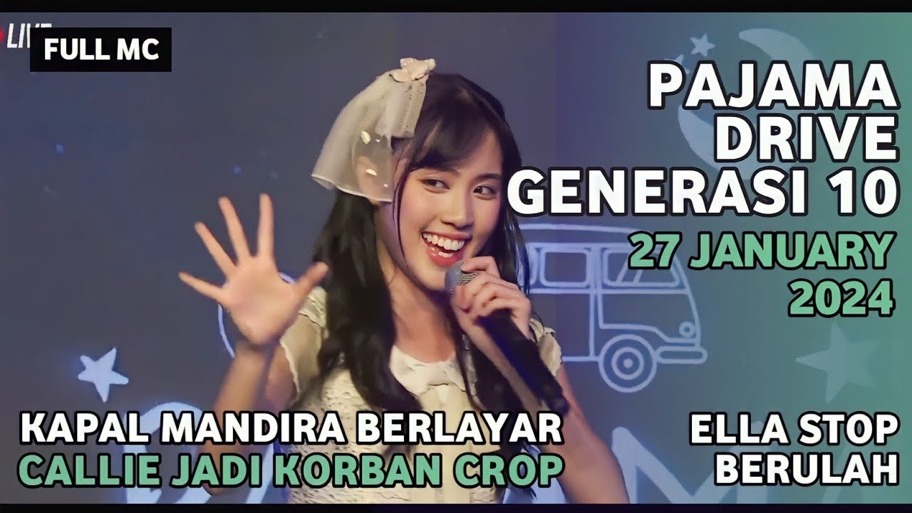 043 - FULL MC PAJAMA DRIVE (GENERASI 10) JKT48 | 27 JANUARI 2024 - YouTube