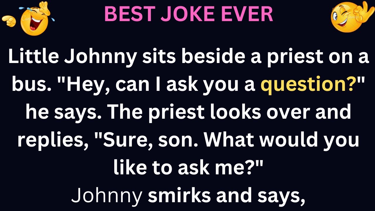 😂 Joke Of The Day | Little Johnny’s Awkward Bus Ride | #jokes - YouTube