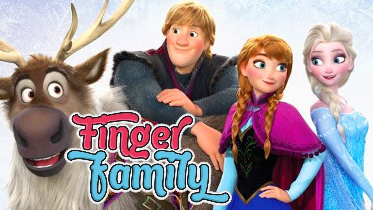 Frozen Elsa Princess Anna Finger Family Songs - Kids Christmas Finger ...