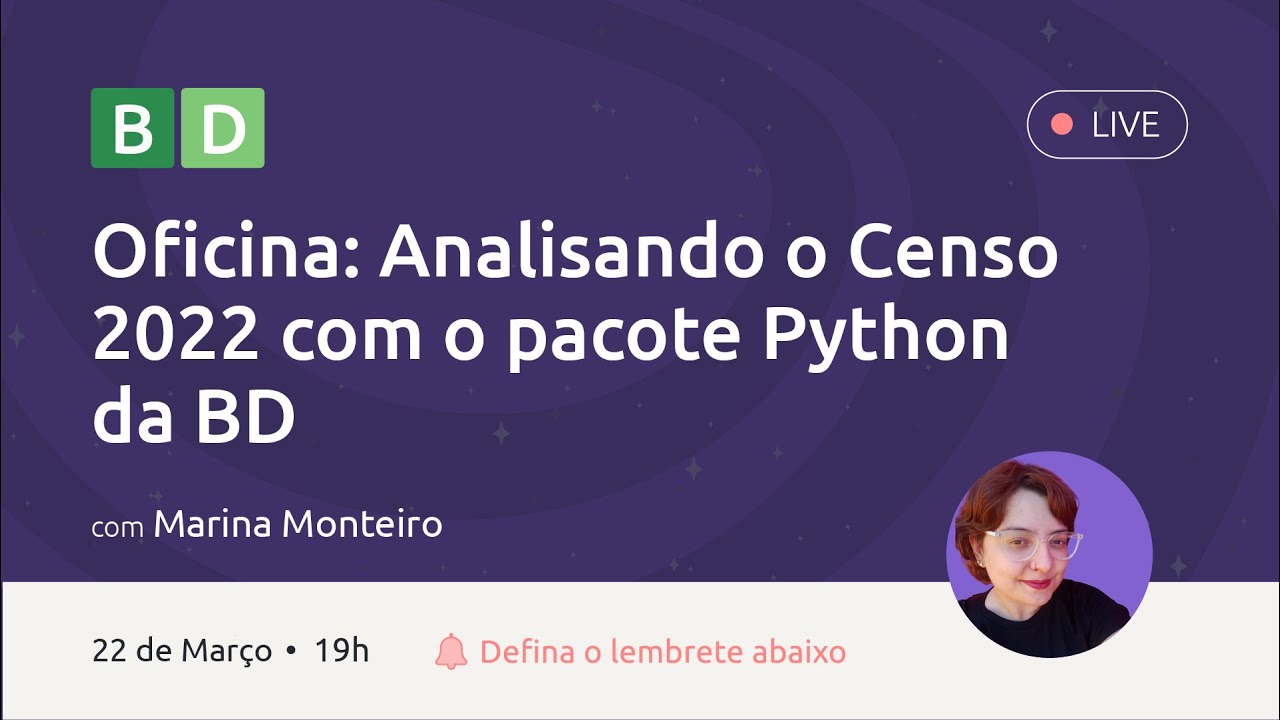 Aprenda a Analisar Dados do Censo 2022 com Python - YouTube