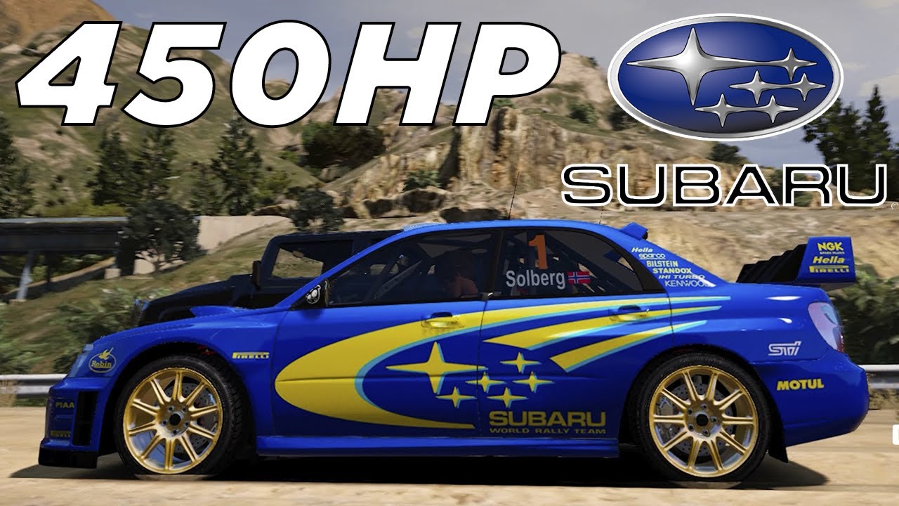 Subaru WRX STi 450 HP - GTA 5 Test Drive - YouTube
