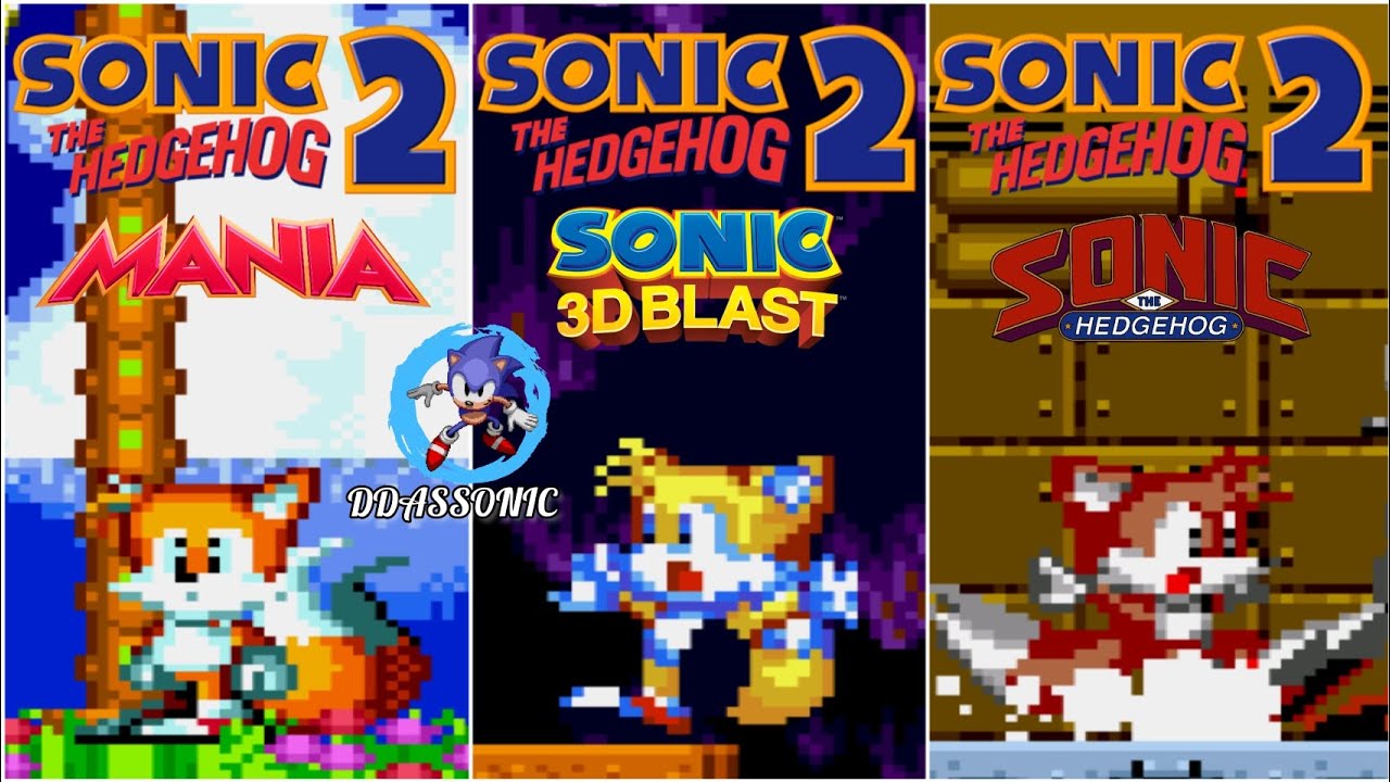 Mania Tails, 3D Blast Tails & SatAM Tails in Sonic 2 • Sonic Hack - YouTube