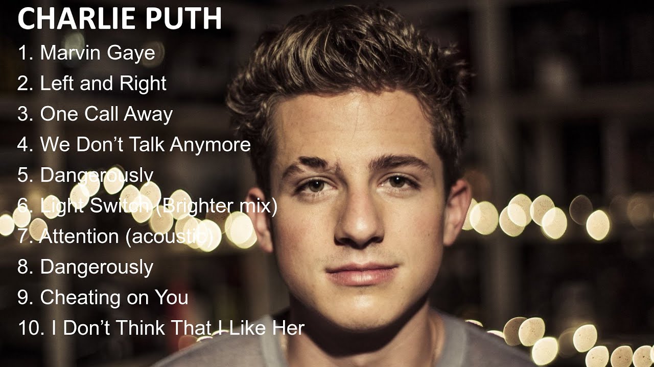 Charlie Puth Greatest Hits Songs of All Time - Music Mix Playlist - YouTube