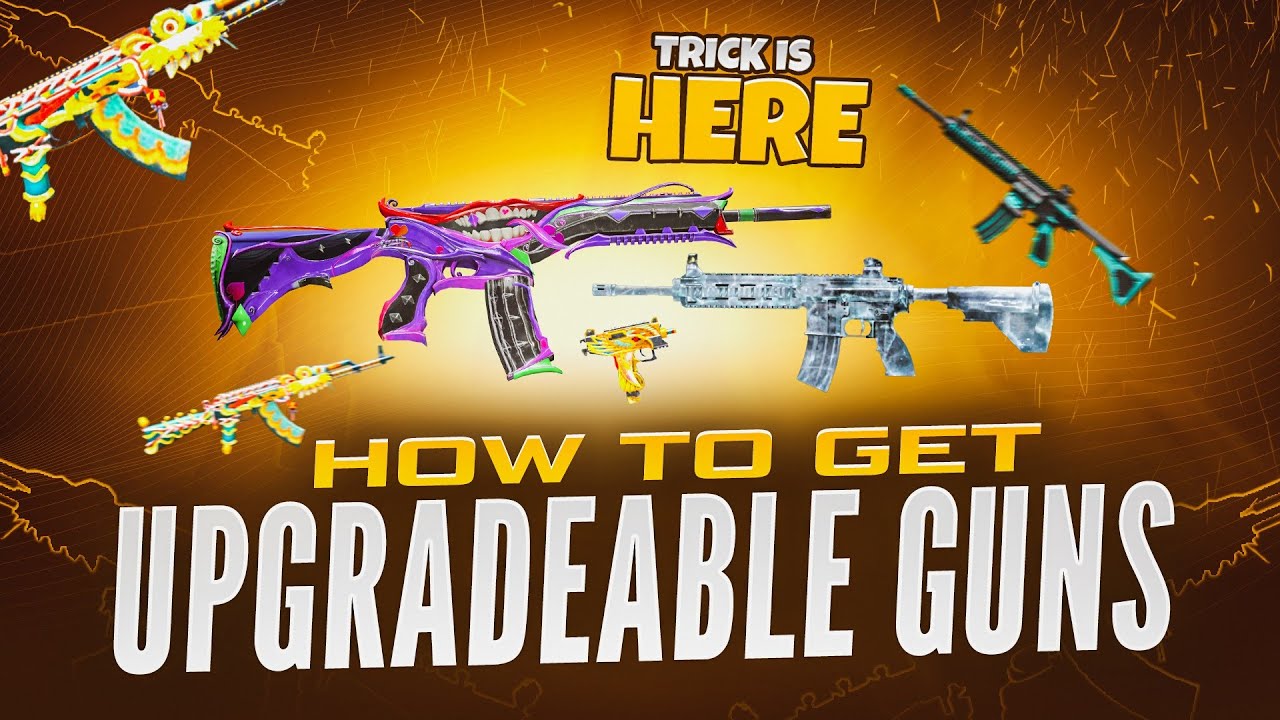 How To Get Upgradeable Gun In Pubg Mobile | Trick For Upgradeable Gun ...