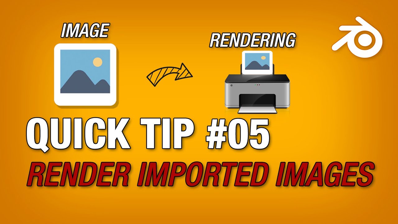 Blender Quick Tip 05: How to render an imported image. - YouTube