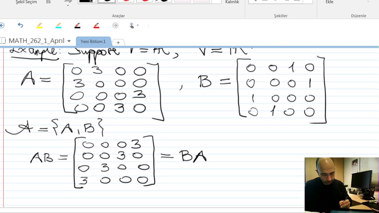 Math 262 Simultaneous Diagonalization Example Youtube