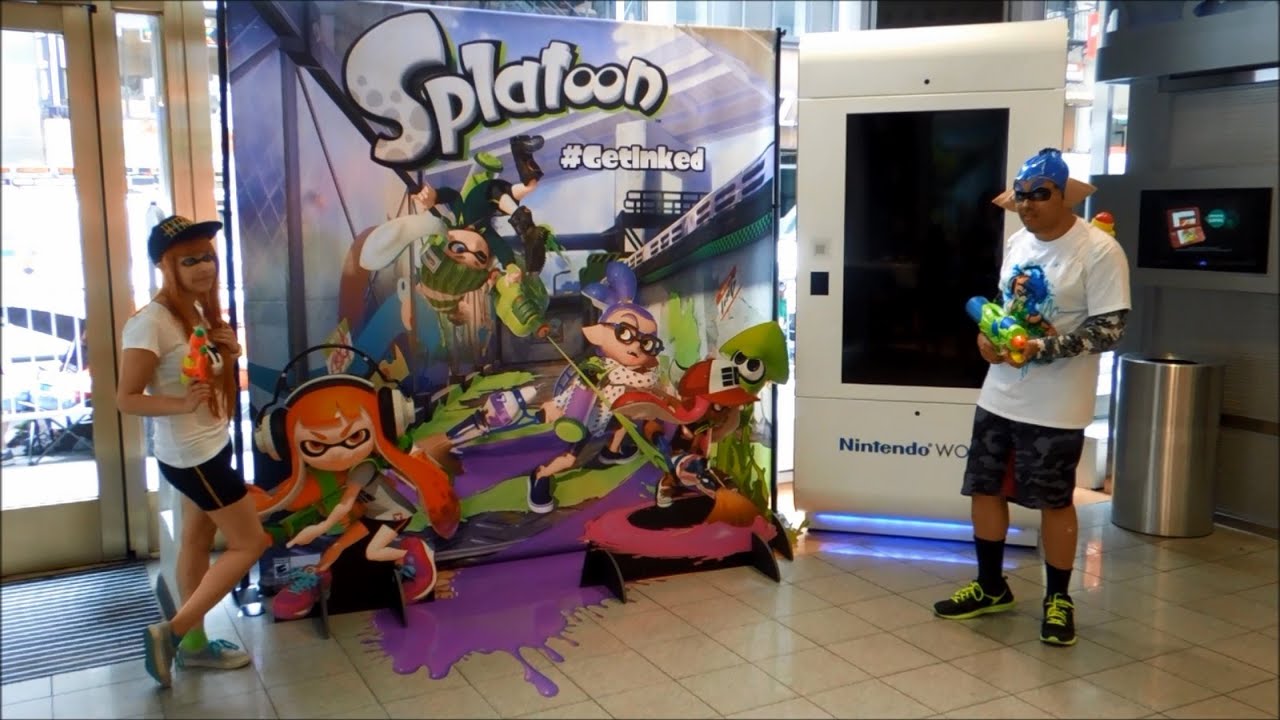 Splatoon and Amiibo Wave 4 Launch Event at Nintendo World - YouTube