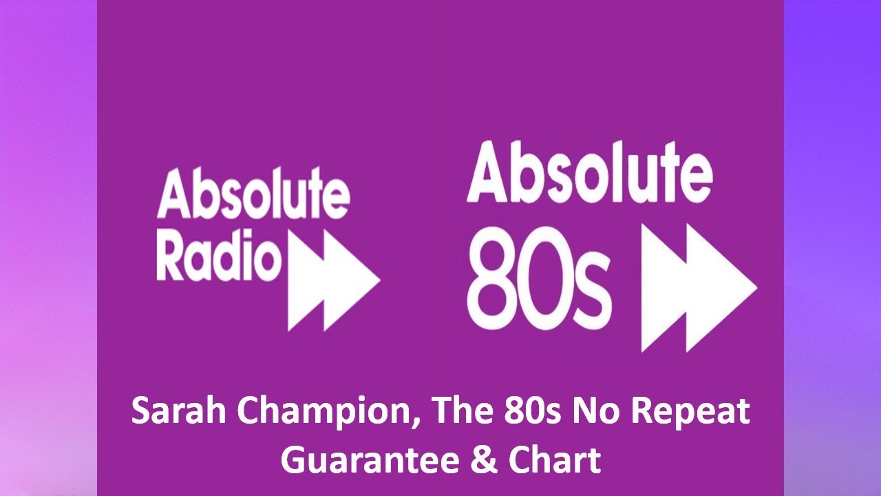 Sarah Champion, The 80s No Repeat Guarantee & Singles Chart AR & A80s ...
