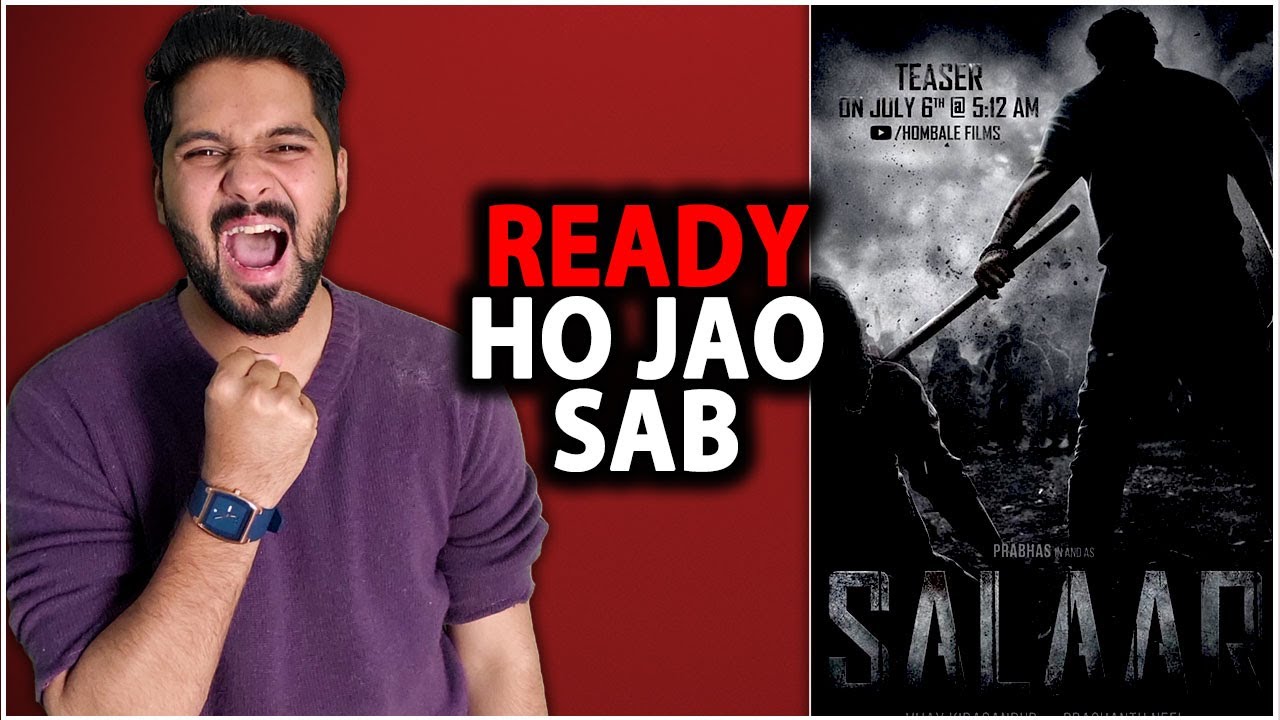 Salaar Teaser OFFICIAL Release Date | Salaar teaser Official ...