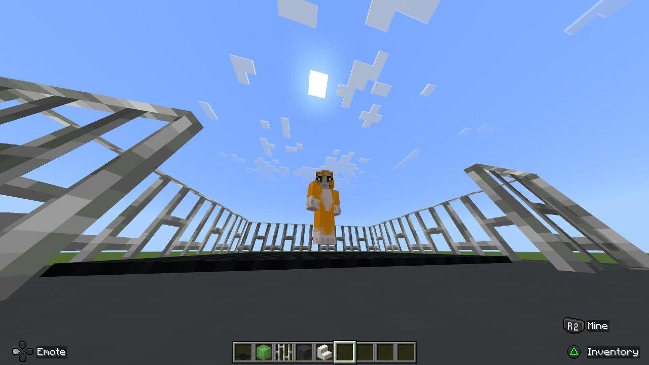 How to make a Minecraft trampoline - YouTube