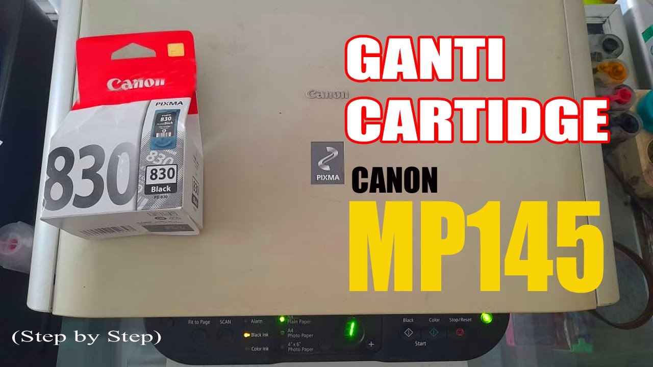 GANTI CARTIDGE PRINTER MODIF INFUS CANON MP145 - YouTube