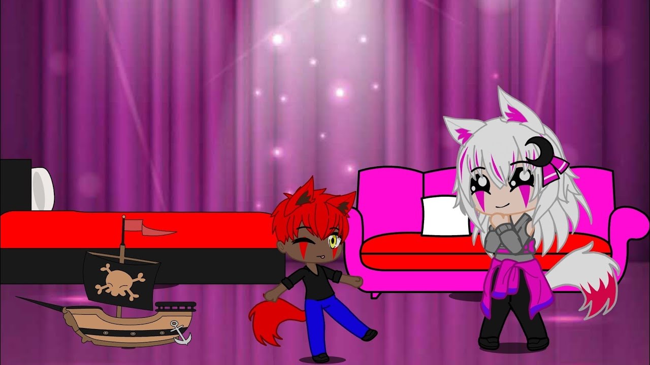 foxy is a baby for 24 hours gacha fnaf my old au (foxy x mangle) - YouTube