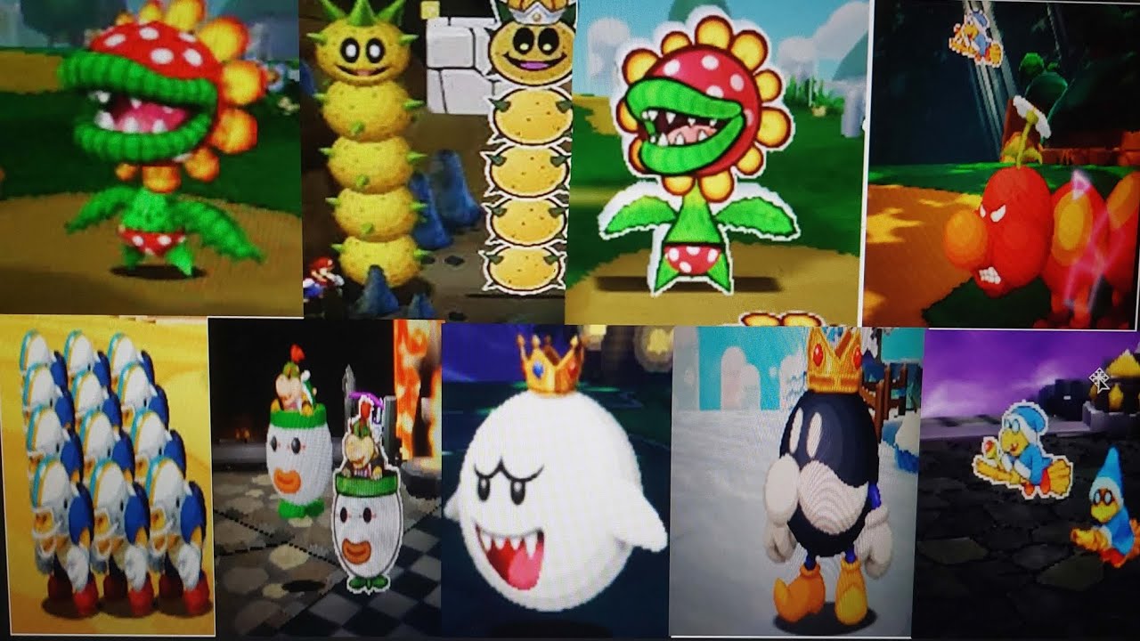 Mario and Luigi: Paper Jam (All Bosses in Battle Medley) - YouTube