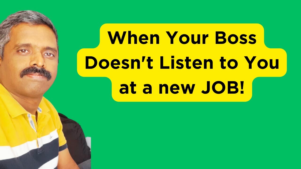Challenges with Your New Boss At Your New Job! Career Talk Shorts by ...